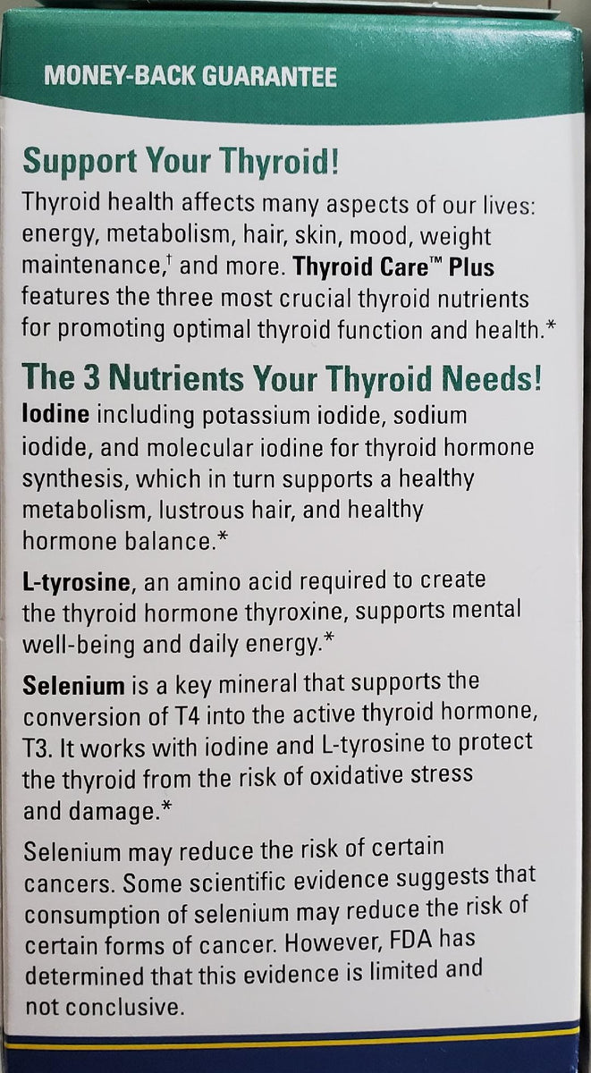 Thyroid Care Plus – Health and Nutrition Plus - Sterling